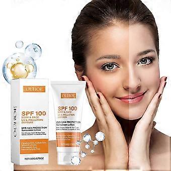 Spf 100, Face , Waterproof Spf 100 Moisturiser Non-greasy Lotion For ...