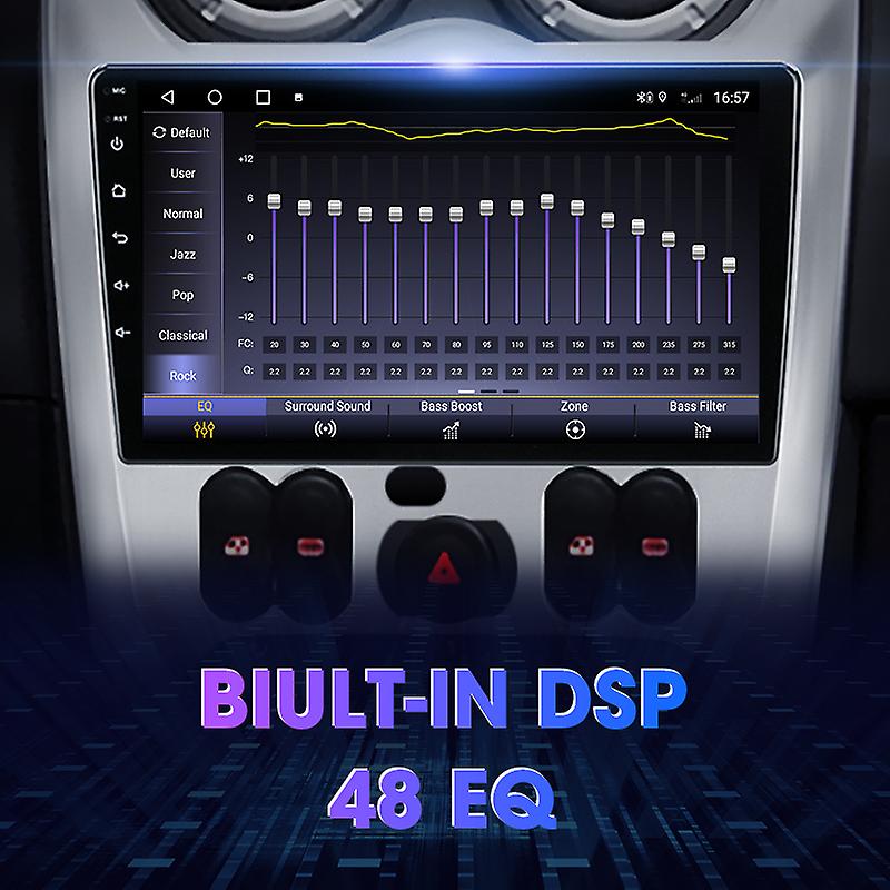 For Logan 1 Sandero 2009-2015 Largus Dacia Duster 2 Din Android 11 Car Radio Multimedia Player ...