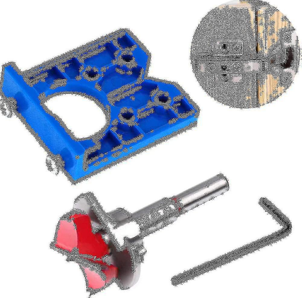 Hidden Hinge Jig, Hinge Drill Bit Wood Forstner Hole Saw Hinge Locator ...