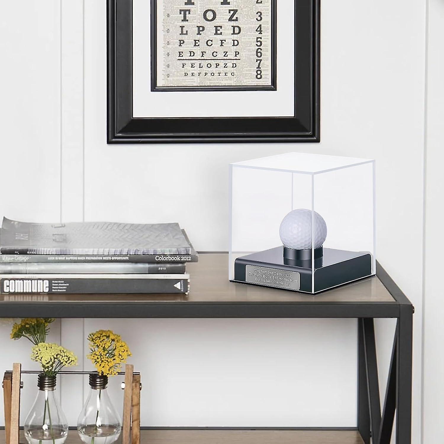 Custom Golf Ball Display Case With Engraving | Fruugo UK