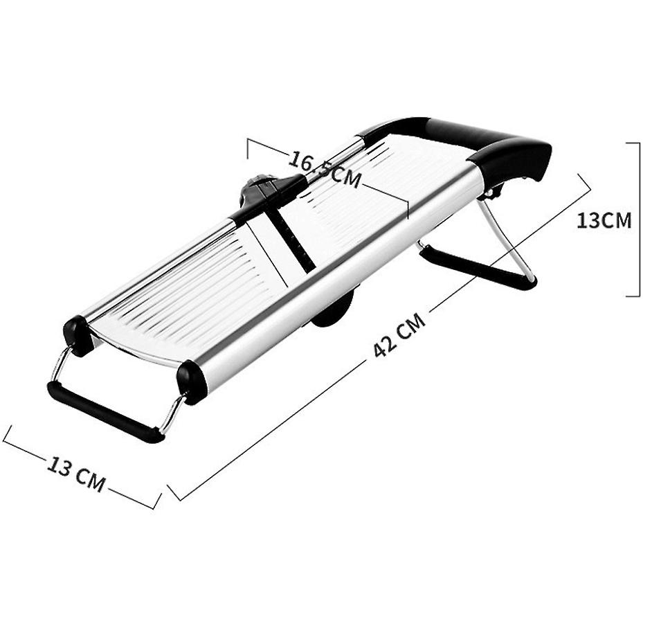Professional Stainless Steel Kitchen Mandoline, Adjustable Multif ...