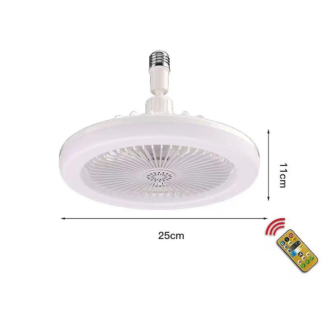 2 In 1 Smart Fan Light, 3 Blade Modern Ceiling Fan With E27 Lamp, Smart ...