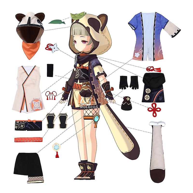 Game Genshin Impact Sayu Cosplay Costume Sayu Cosplay Cute Outfit ...