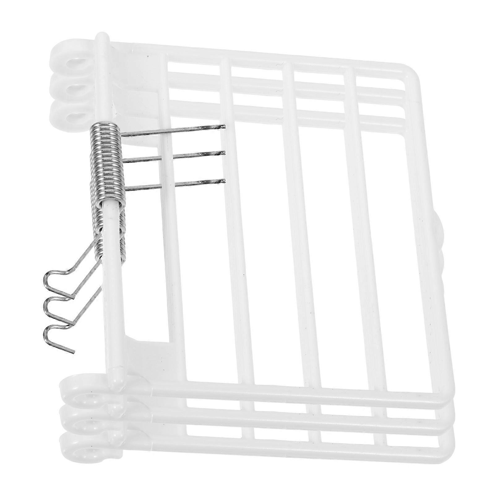 3pcs Hanging Bird Cage Door Food Box Fixed Door Spring Door Bird Cage ...