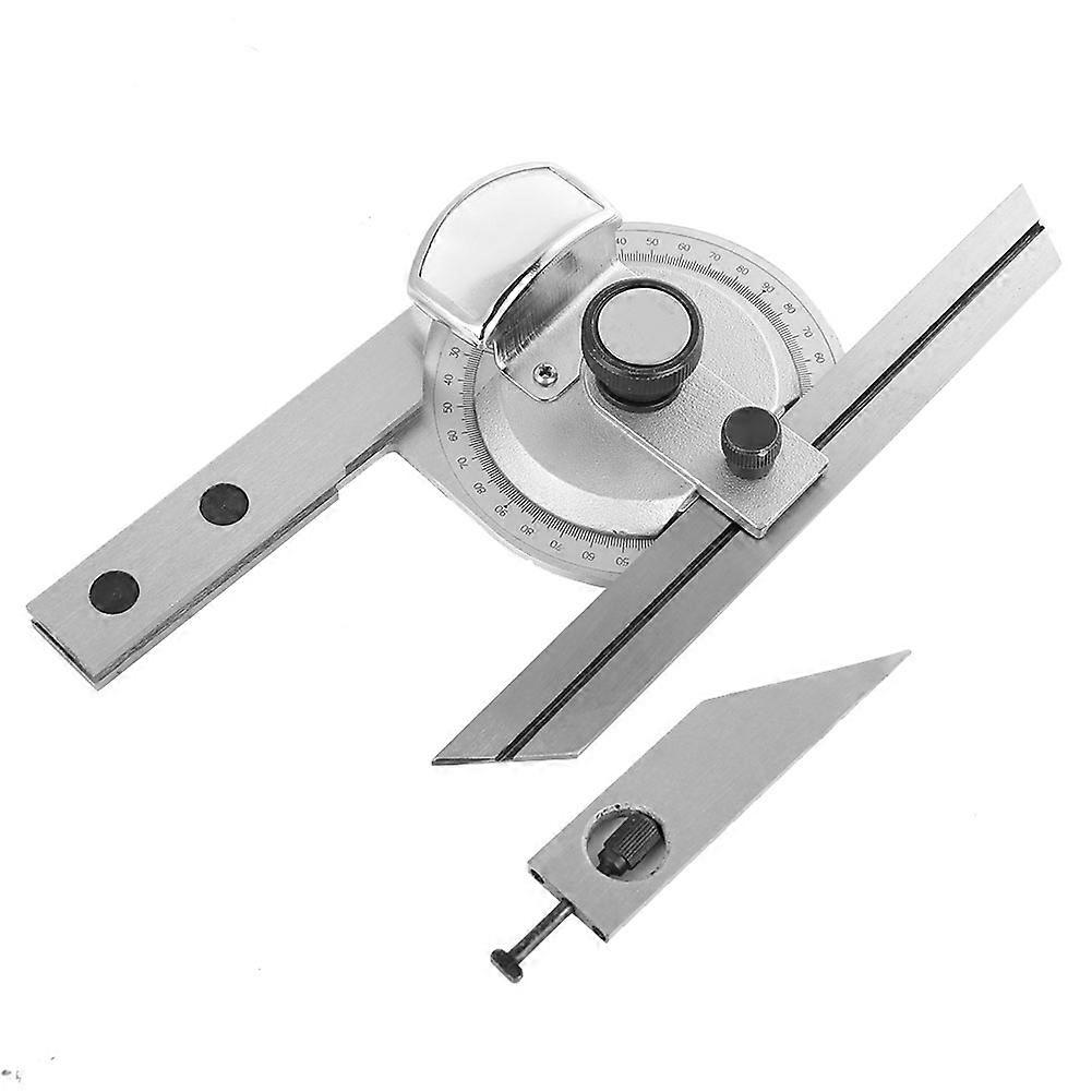 360 Degree Steel Universal Bevel Protractor Angle Finder Measuring Ruler W Magnifying Glass