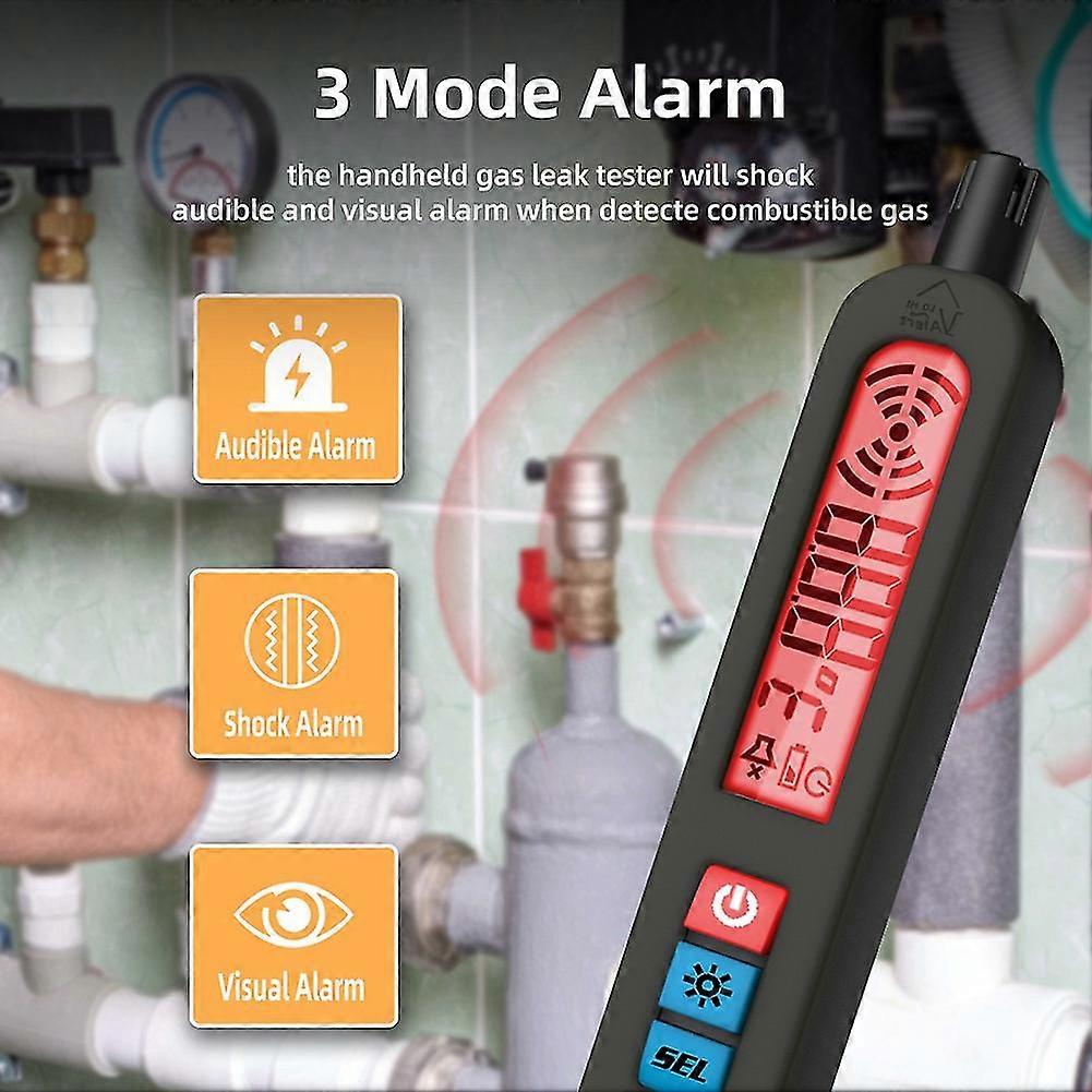 G1 Gas Leak Detector Combustible Natural Gas Recharge Portable Sound ...