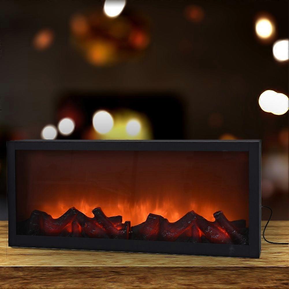 Electric stove with LED light imitating burning wood | Fruugo UK