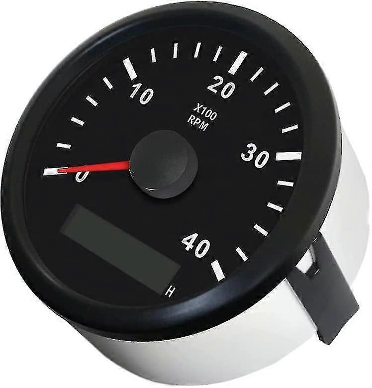 Waterproof Tachometer Tachometer Rpm Meter With Hour Meter 0-4000 Rpm ...