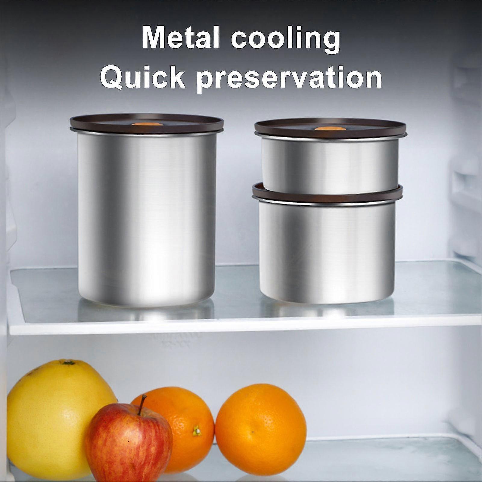 Stainless Steel Metal Food Storage Containers Leak-proof Light Easy Set ...