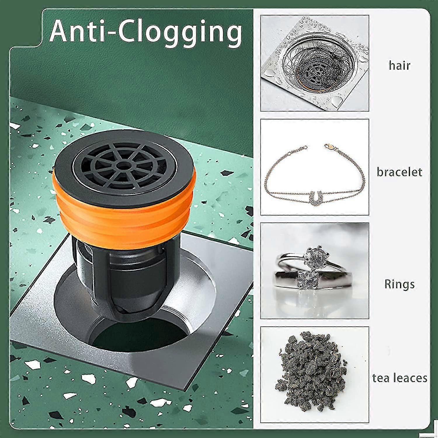 Anti-backflow Floor Drain, Magnetic Levitation Smell Proof Floor Drain ...