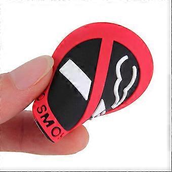 5 pieces creative new high quality car no smoking sign warning rubber ...