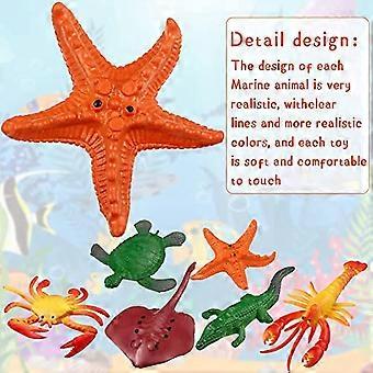 6 Pack Large Sea Creatures Water Growing Toy For Kids Party Favor Funny ...