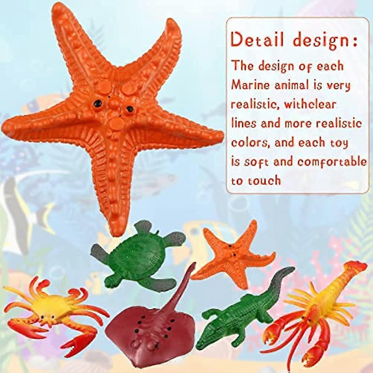 6 Pack Large Sea Creatures Water Growing Toy For Kids Party Favor Funny Grow Creatures Toys In ...