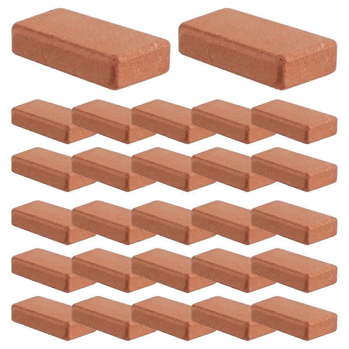 200 Pieces Mini Bricks for Landscaping Miniature Bricks Brick Wall ...