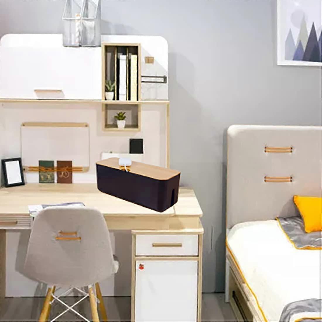 Cable Organisers Box, Cable Management Box Cord Organizer with Air Vent ...