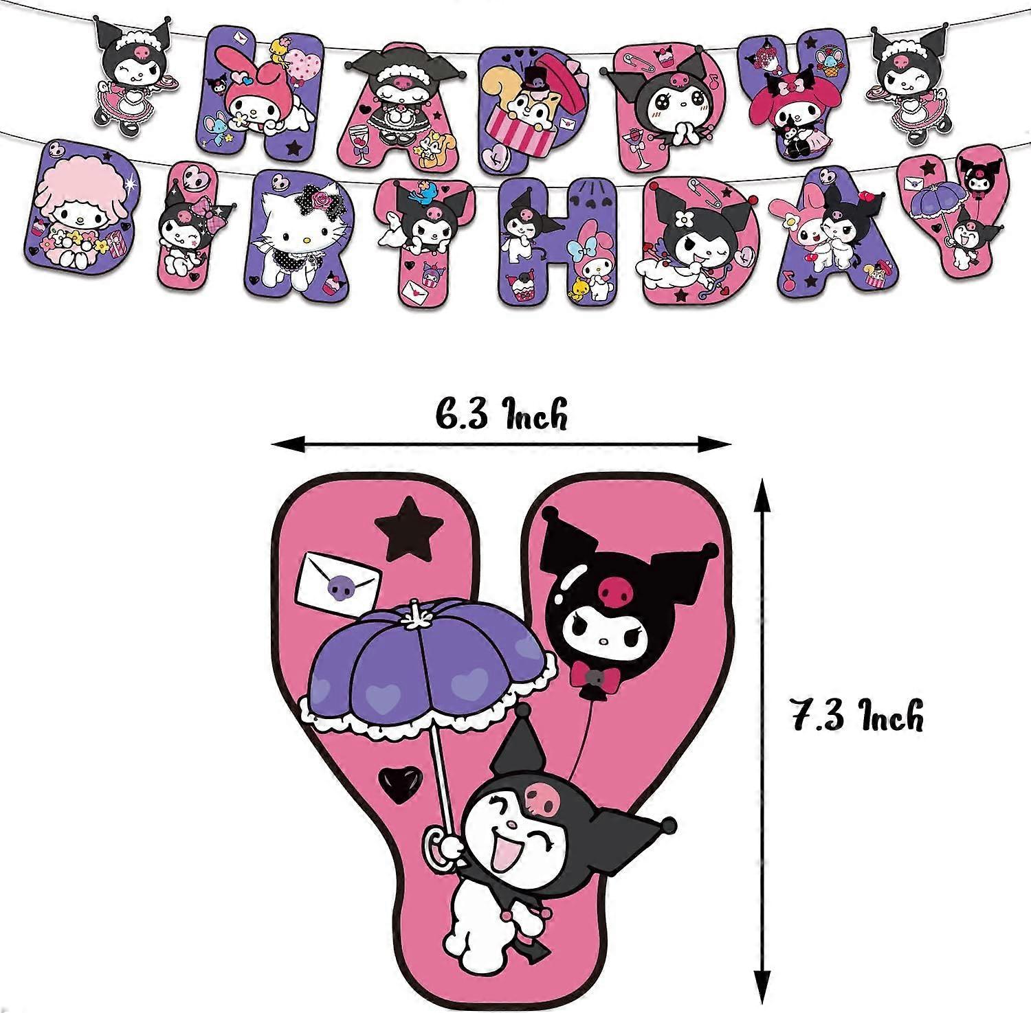 Kawaii Lovely Anime Cartoon Birthday Party Decoration,Anime Cosplay ...