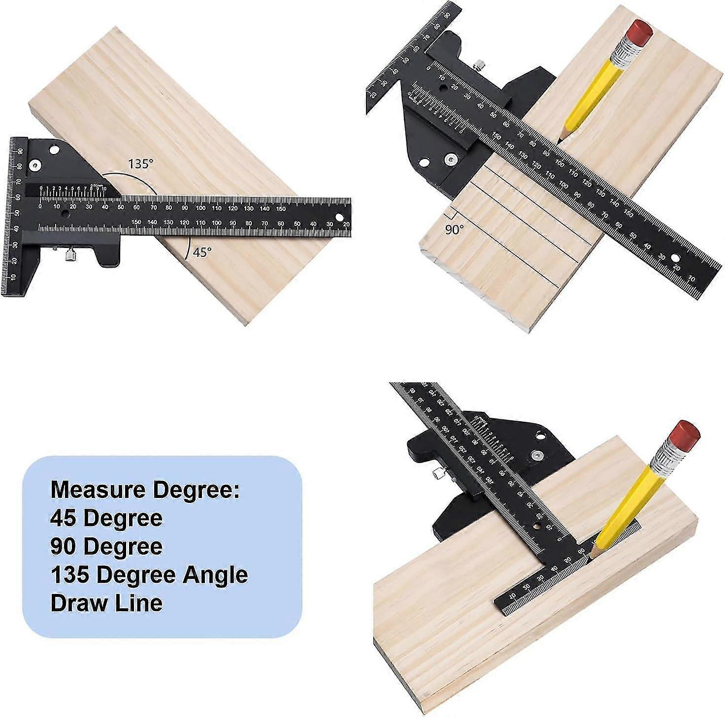 T Ruler, Straight Ruler T Type Scribing Ruler Aluminum Alloy ...