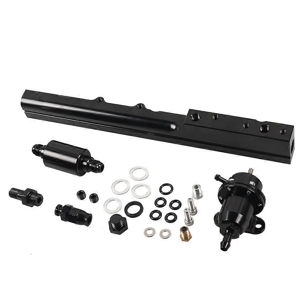 Fuel Pressure Regulator Gauge Rail Line Kit For B-Series B16 B18 B20 Si ...