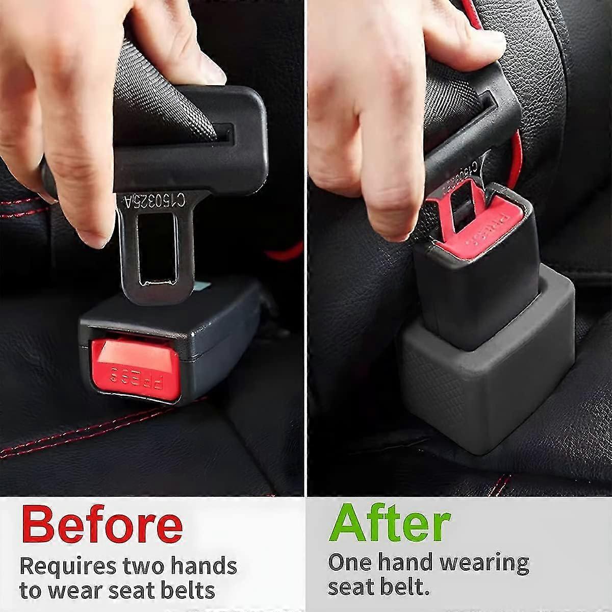 2Pcs Seat Belt Buckle Holder, Easy Access to The Buckles of Rear Seats ...
