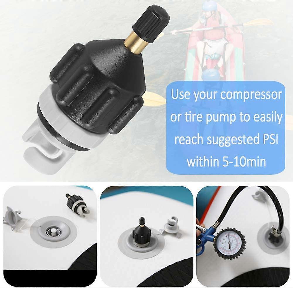 Air Valve Adapter Inflatable Boat SUP Air, Boat Air Pump Valve Adapter ...