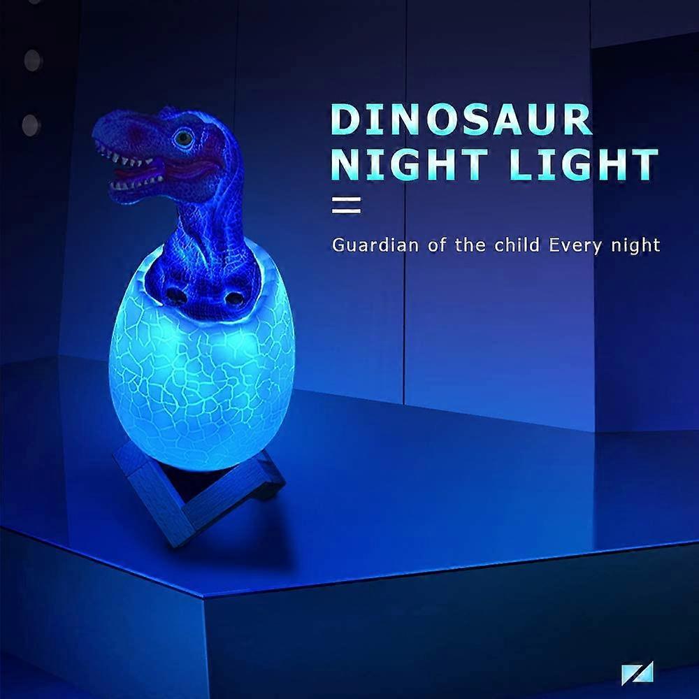 Dinosaur Night Light, 3D Dinosaur Light Color Changing Lamp, T-Rex ...