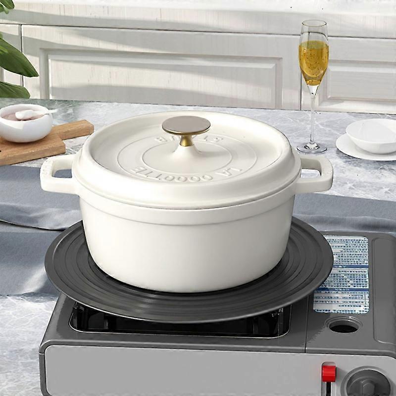 2Pcs/Set Heat Diffuser Non-slip Design Heat-absorbing Aluminum Cooking ...