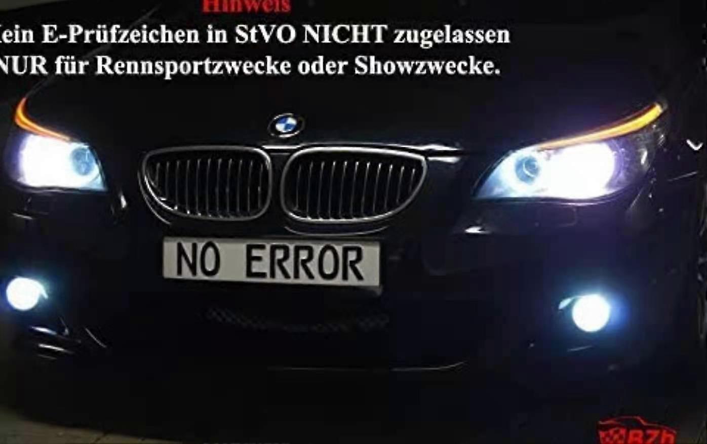 bowenx LED Angel Eyes Halo Light Bulb H8 180W CREE LED Marker Halo Light Xenon White for BMW E60 ...