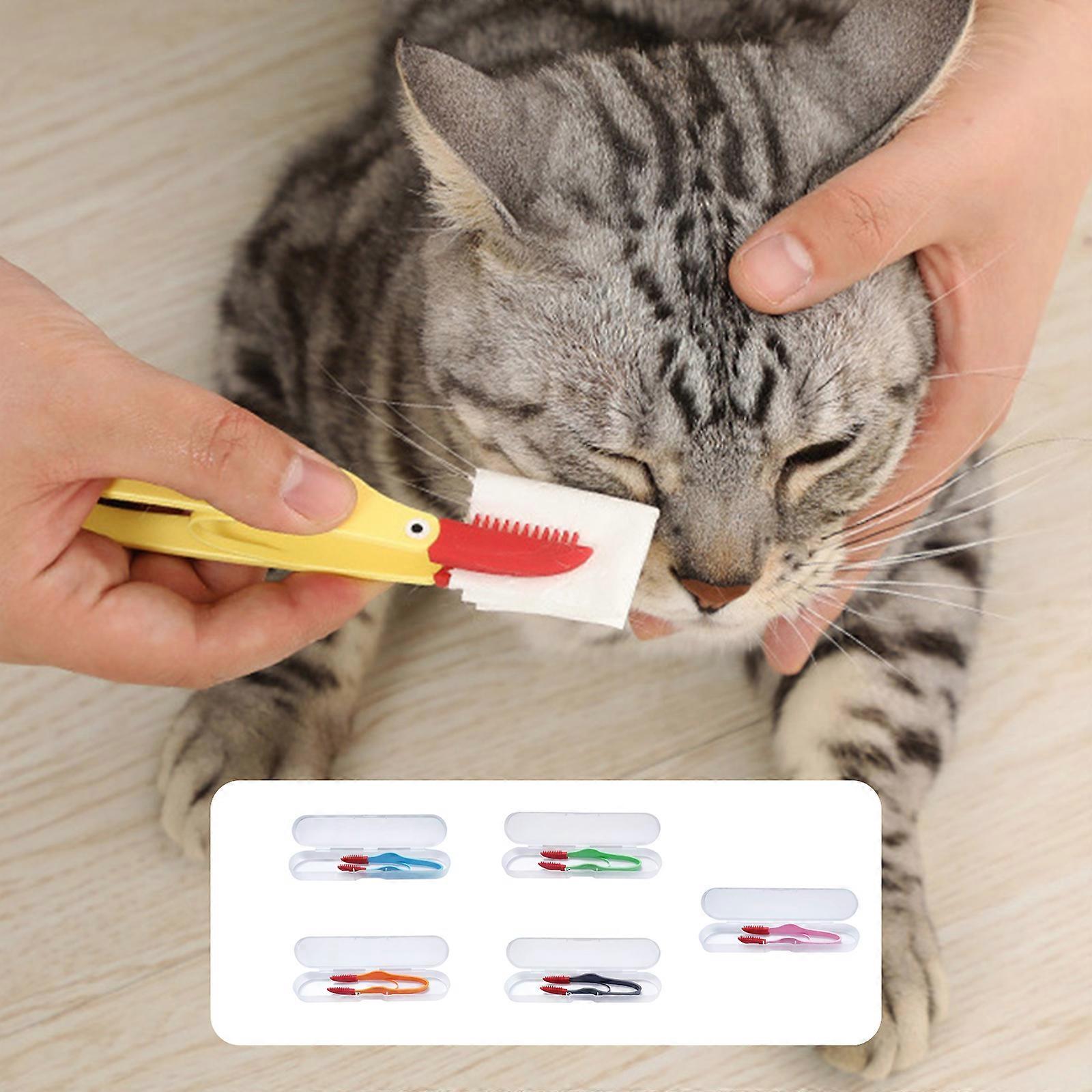 Pet Tear Marks Brush, Pet Tear Marks Brush Cat Dog Eye Excrement Brush ...
