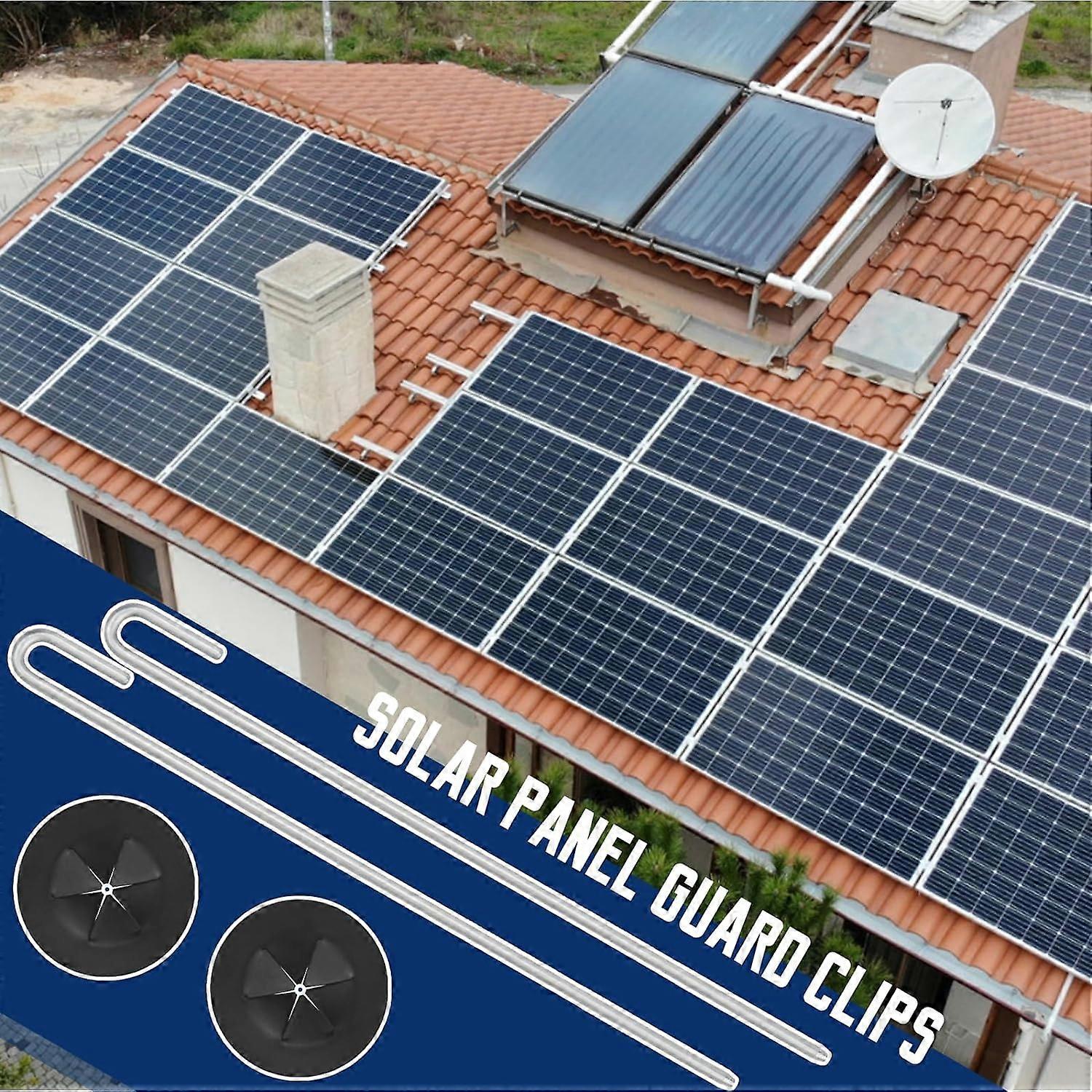 100 Packs Solar Panel Guard Clips Animal Guard Roll Kit Animal Guard ...