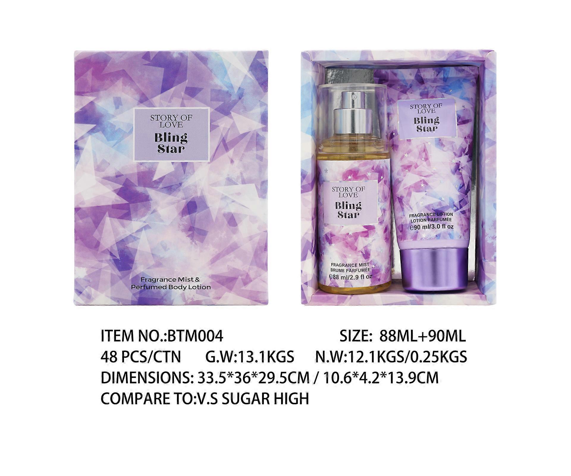 Body Mist Perfume perfume Body Lotion for Men and Women Set Body spray ...