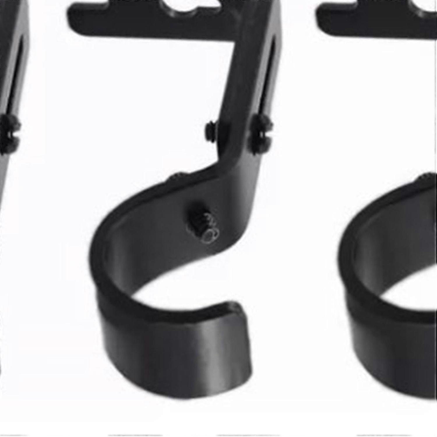 3pcs Adjustable Curtain Rod Brackets Iron Curtain Rod Support Hanger ...