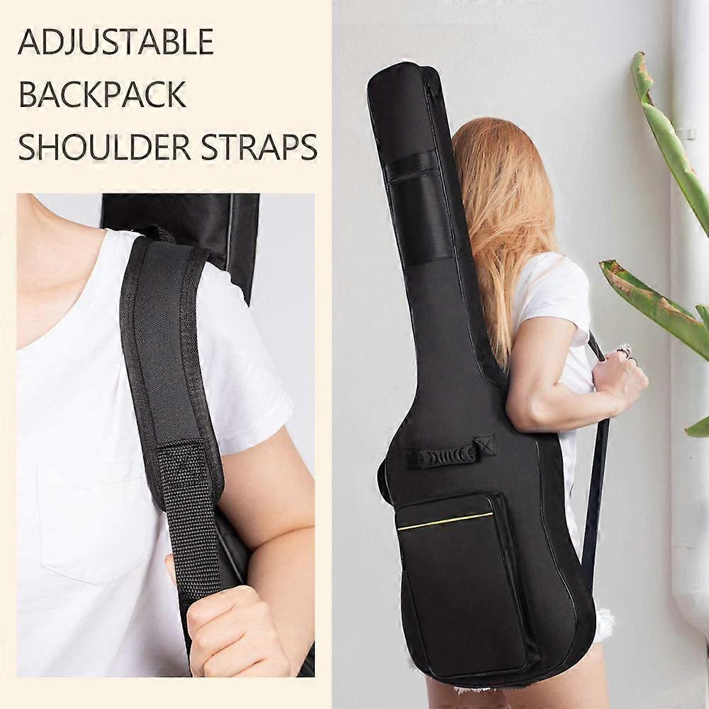 Case Waterproof with Handle 41" Instrument Bags Guitar Backpack Guitar ...