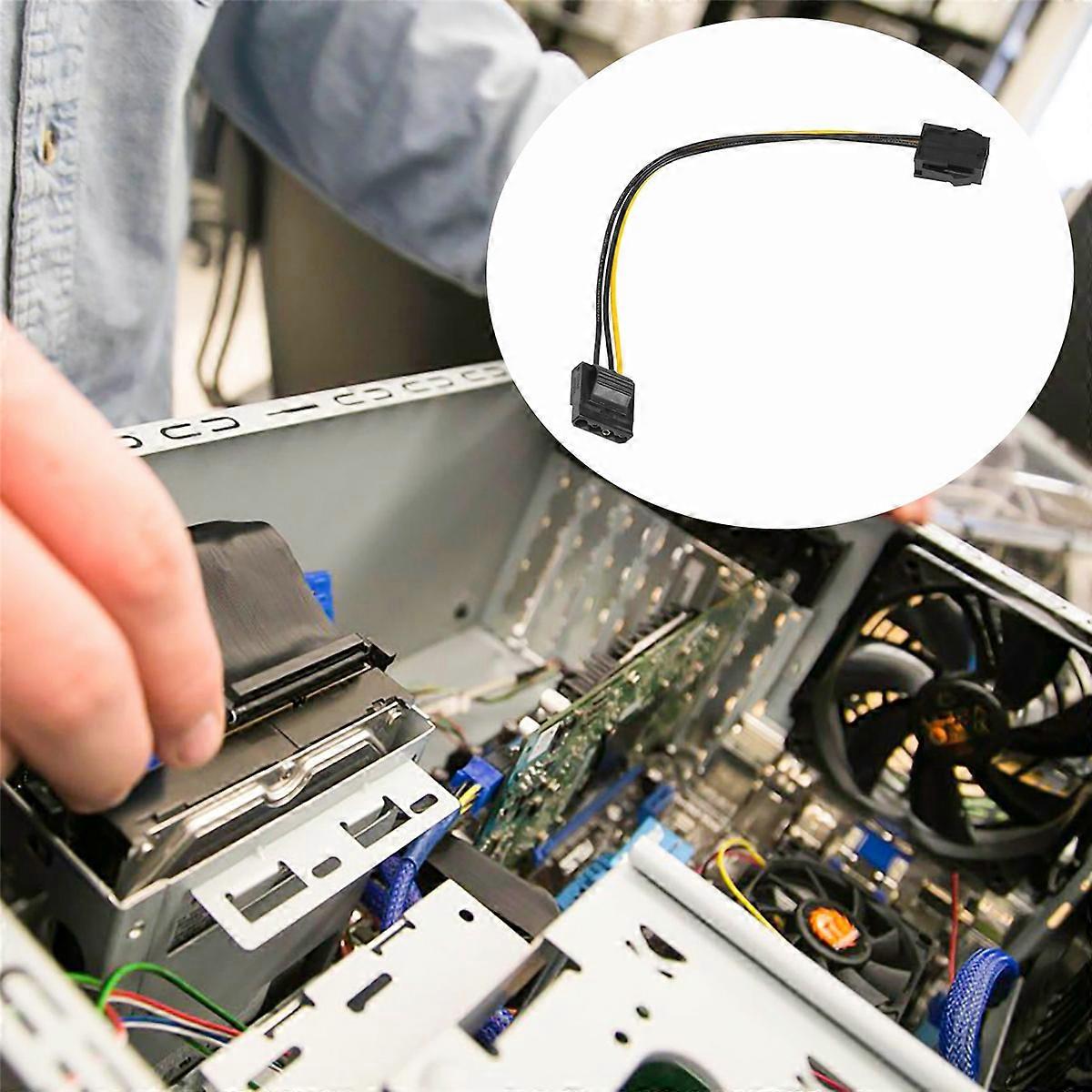 10 Pcs Molex to PCI-E Power Adapter IDE 4Pin 4 Pin Female to 6 Pin Female 6Pin Graphics Video ...