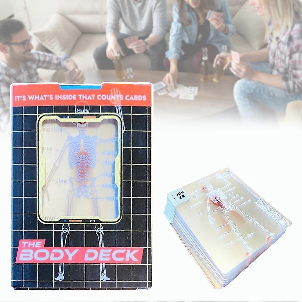 Human Body Slice Playing Cards Funny Educational Playing Cards for Med ...