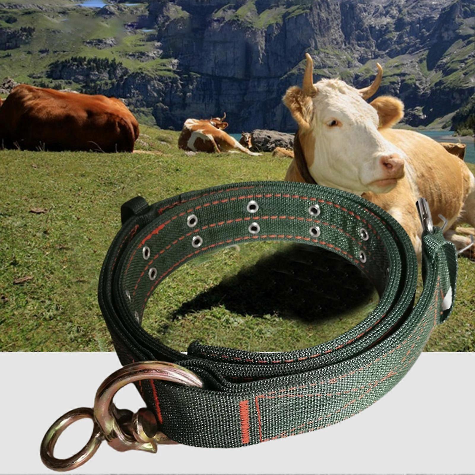 Cattle Collar Adjustable Buckle Thickened Widened Nylon Belt Sheep ...