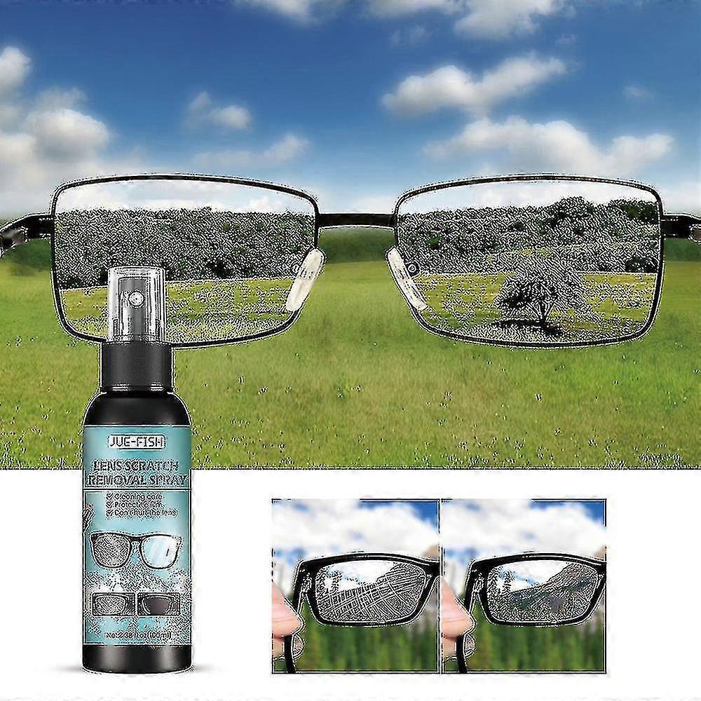 Glass Scratch Repair Spray for Eyeglasses and Windshields - 100ml ...