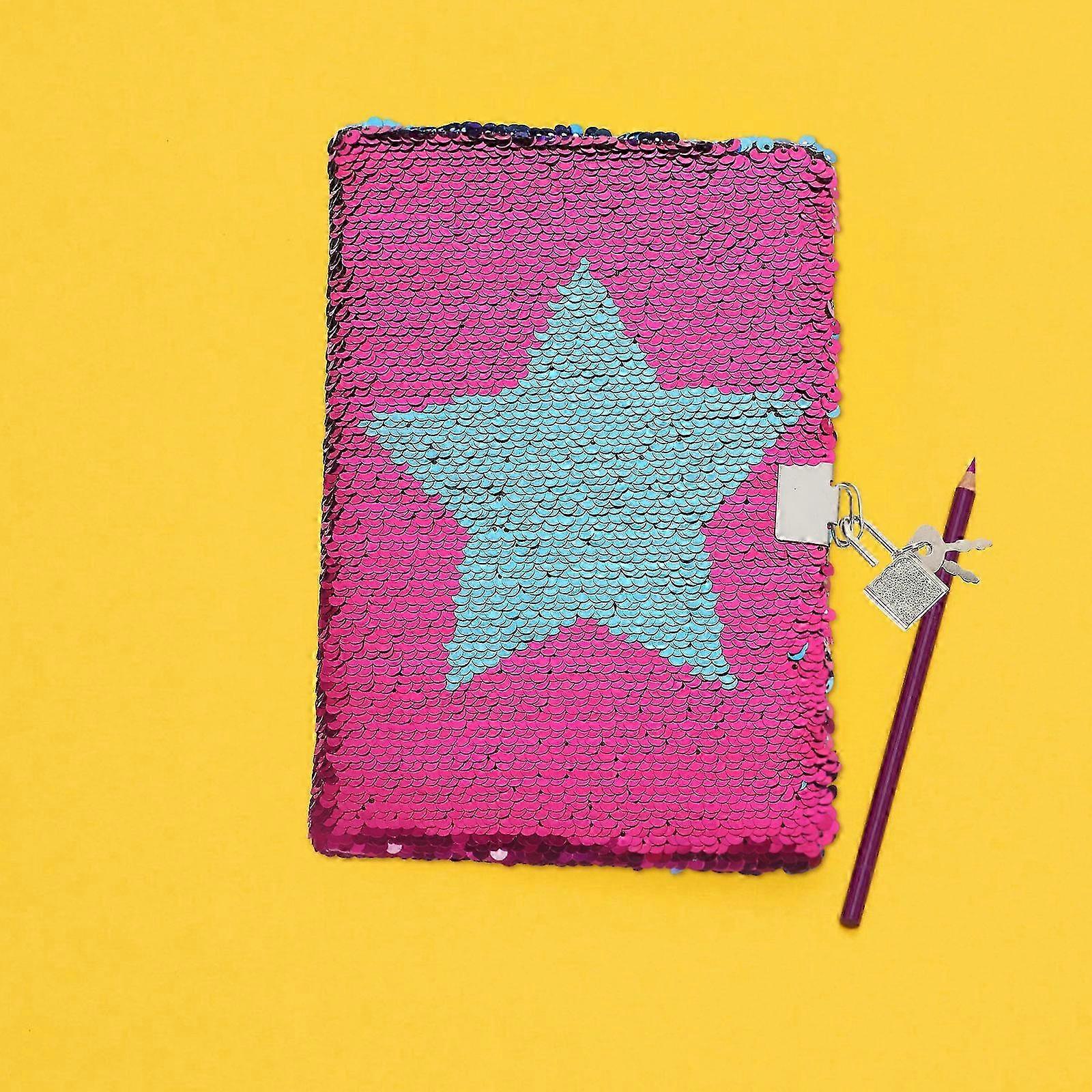 Reversible Sequin A5 Notebook - Student Novelty Notepad with Sequin ...