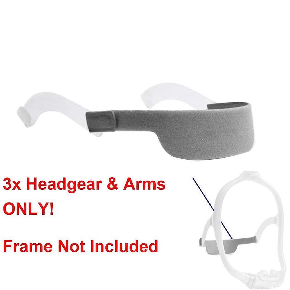 3-Pack Replacement CPAP Headgear with Arm for DreamWear, Headgear for ...