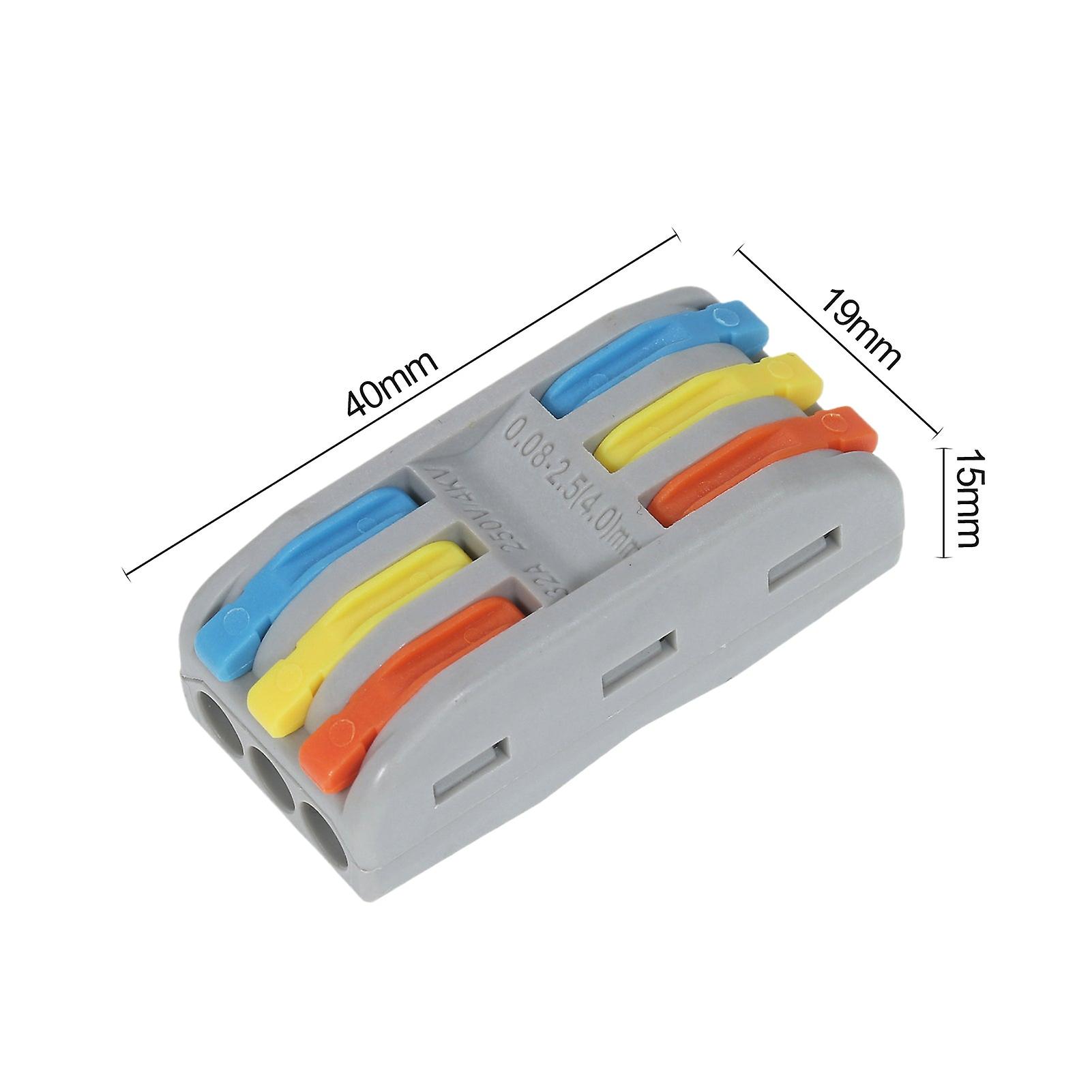 10Pcs wire connectors compact splicing connectors cable connector set ...
