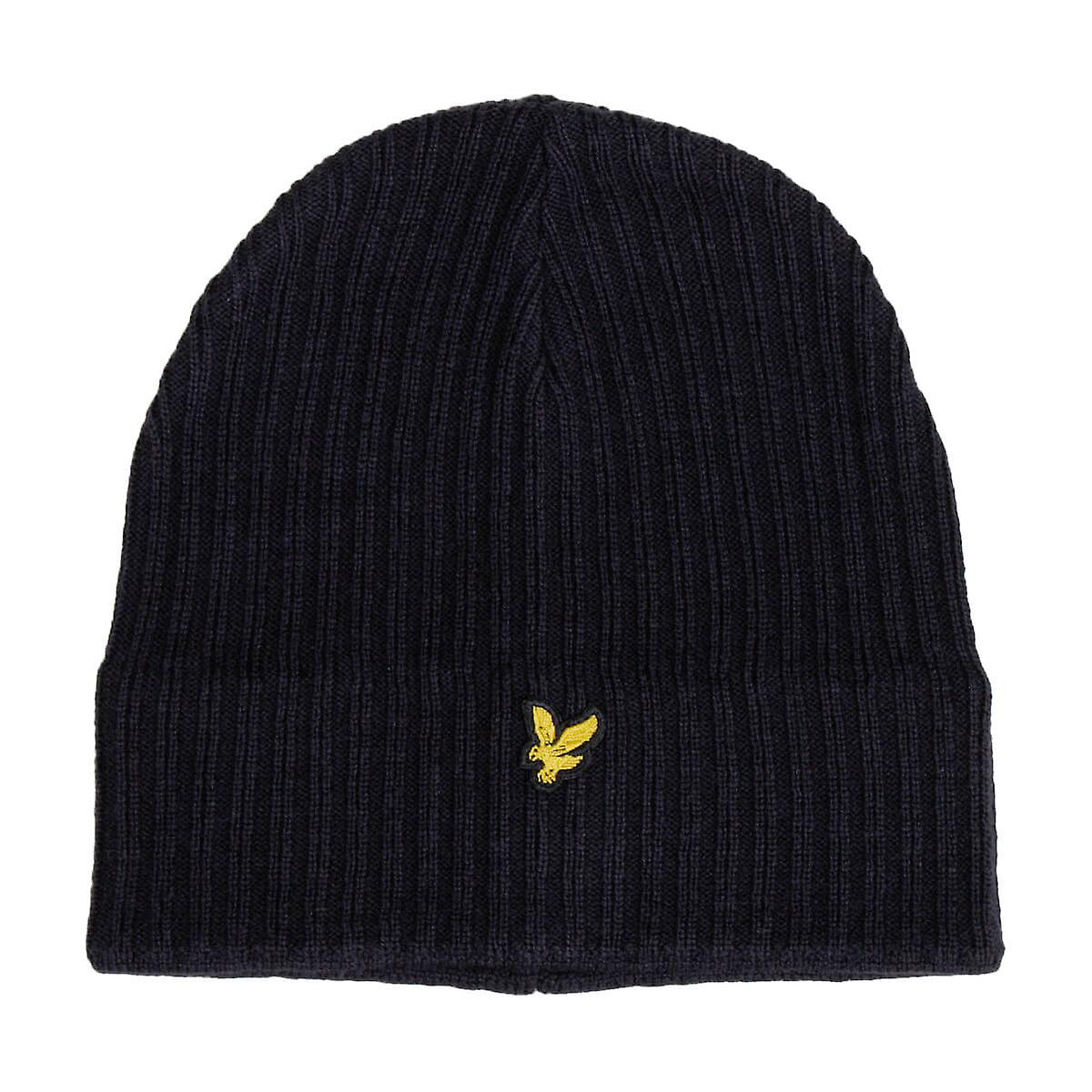 Lyle & Scott Mens Knitted Ribbed Classic Cosy Warm Winter Beanie Hat ...