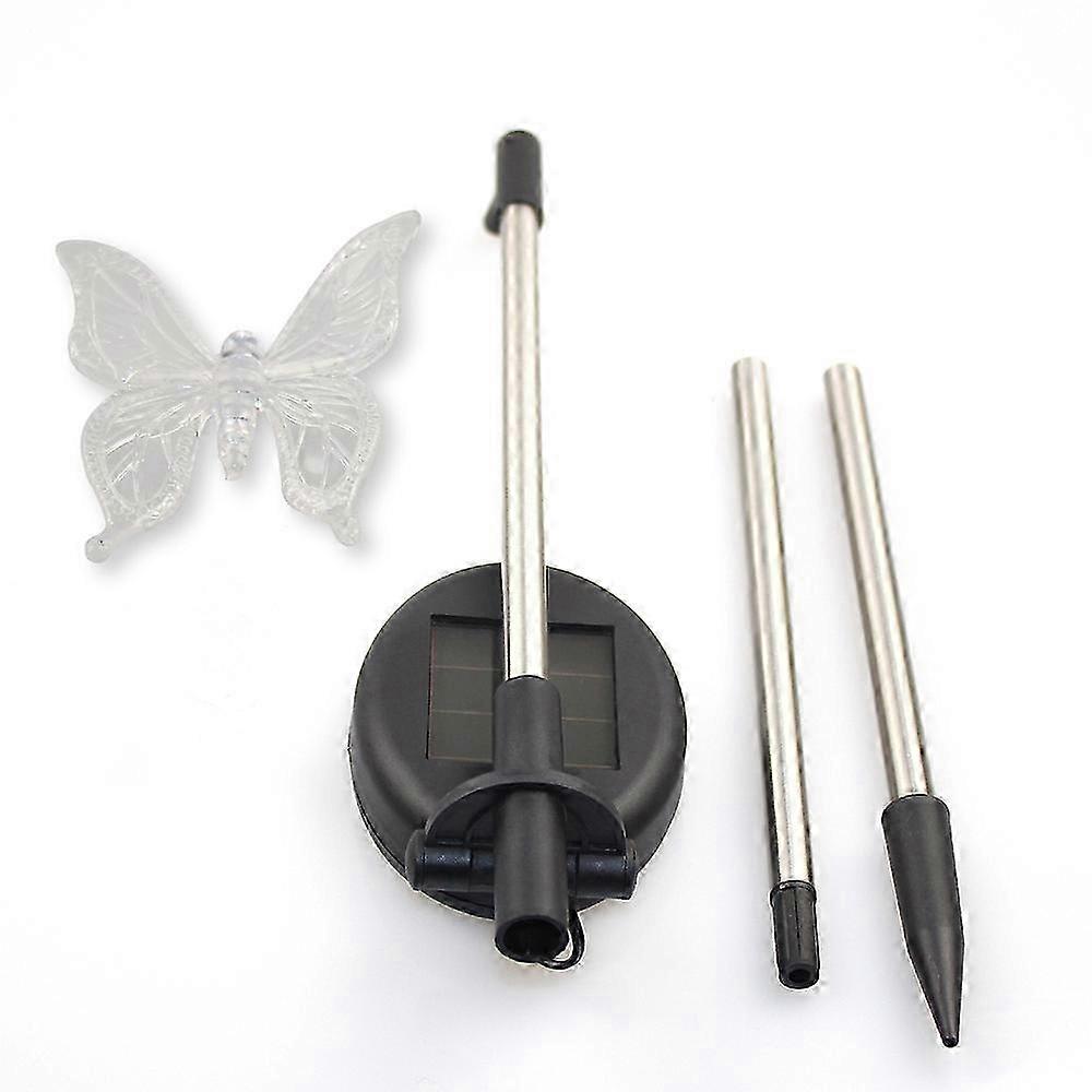 2 Pack Led Solar Garden Stake Light Multi Color-changing Dragonfly ...
