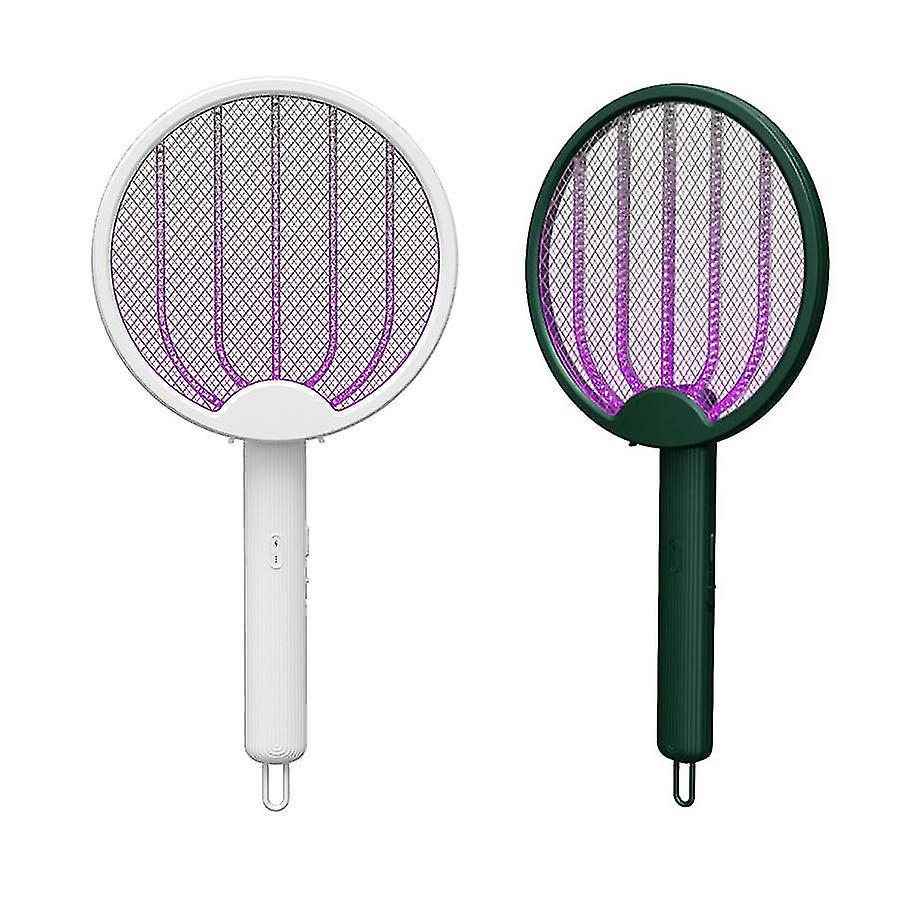 Bug Zapper 2 Pack, Usb Rechargeable Electric Fly Swatter Lamp & Racket ...