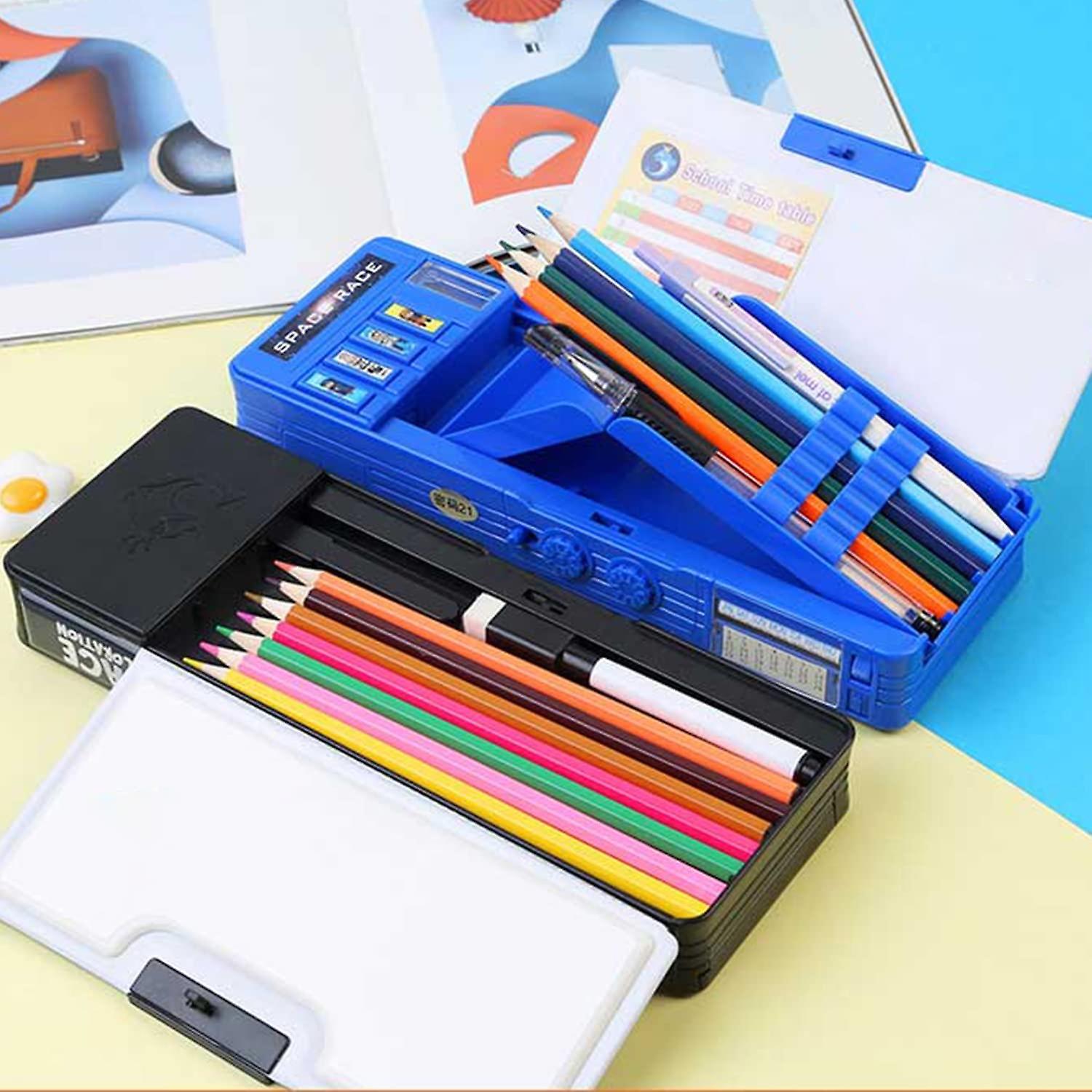 Multifunction Pencil Case For Girls Boys, Cute Cartoon Pen Box ...