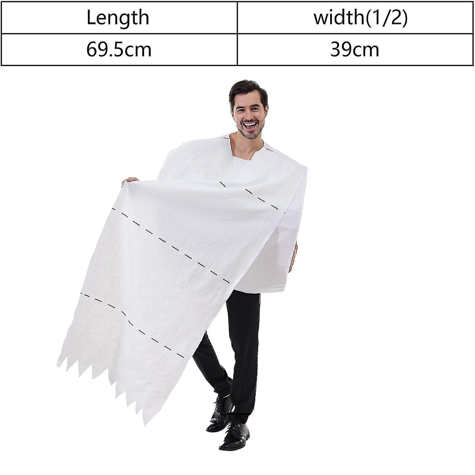 Toilet Paper Roll Adult Halloween Costume Hilarious Costume For Men And ...