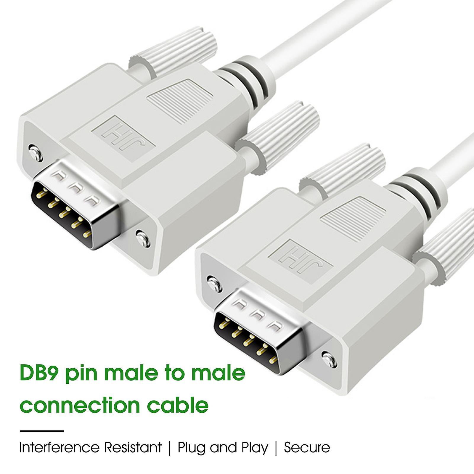 Serial Cable Professional High Speed 1.5m 3m 5m DB9 Male to Male Serial ...