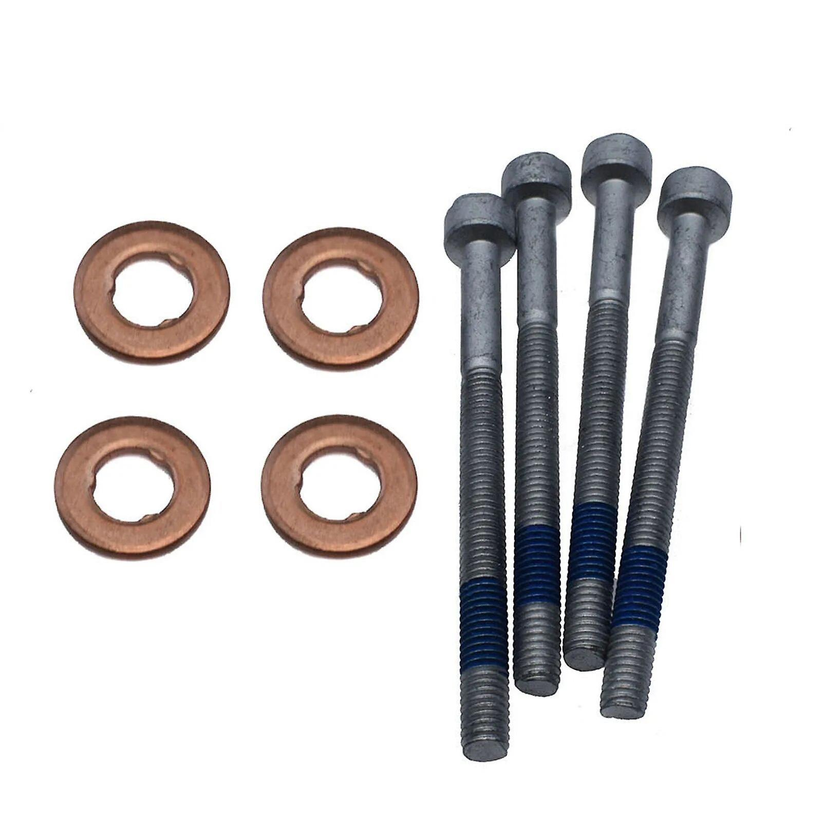 Nozzle Holder Injector Gasket & Washers Ring + Bolts Screw For Mercedes ...