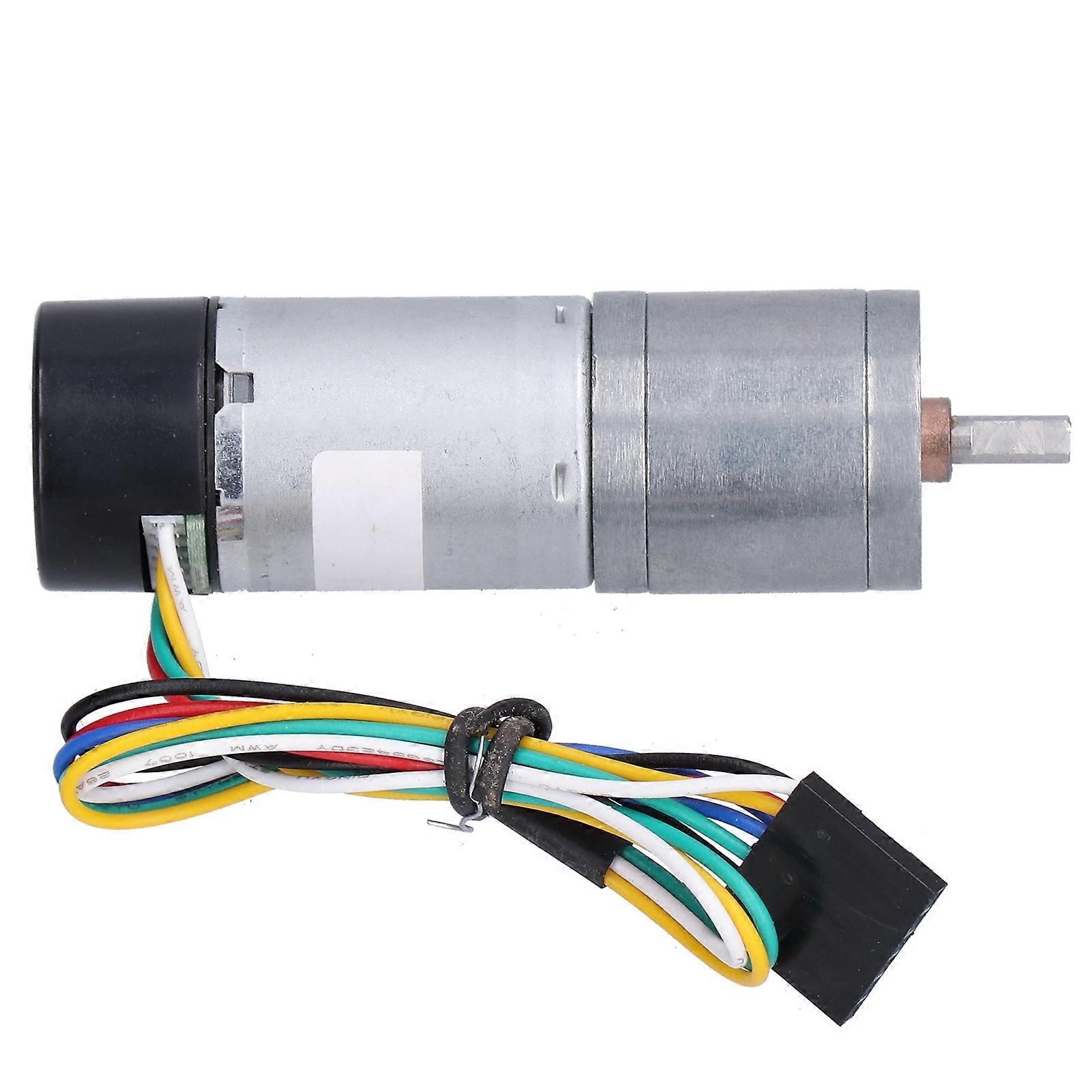 DC Geared Motor with Encoder for Smart Car Speed Measurement 12V 280RPM ...