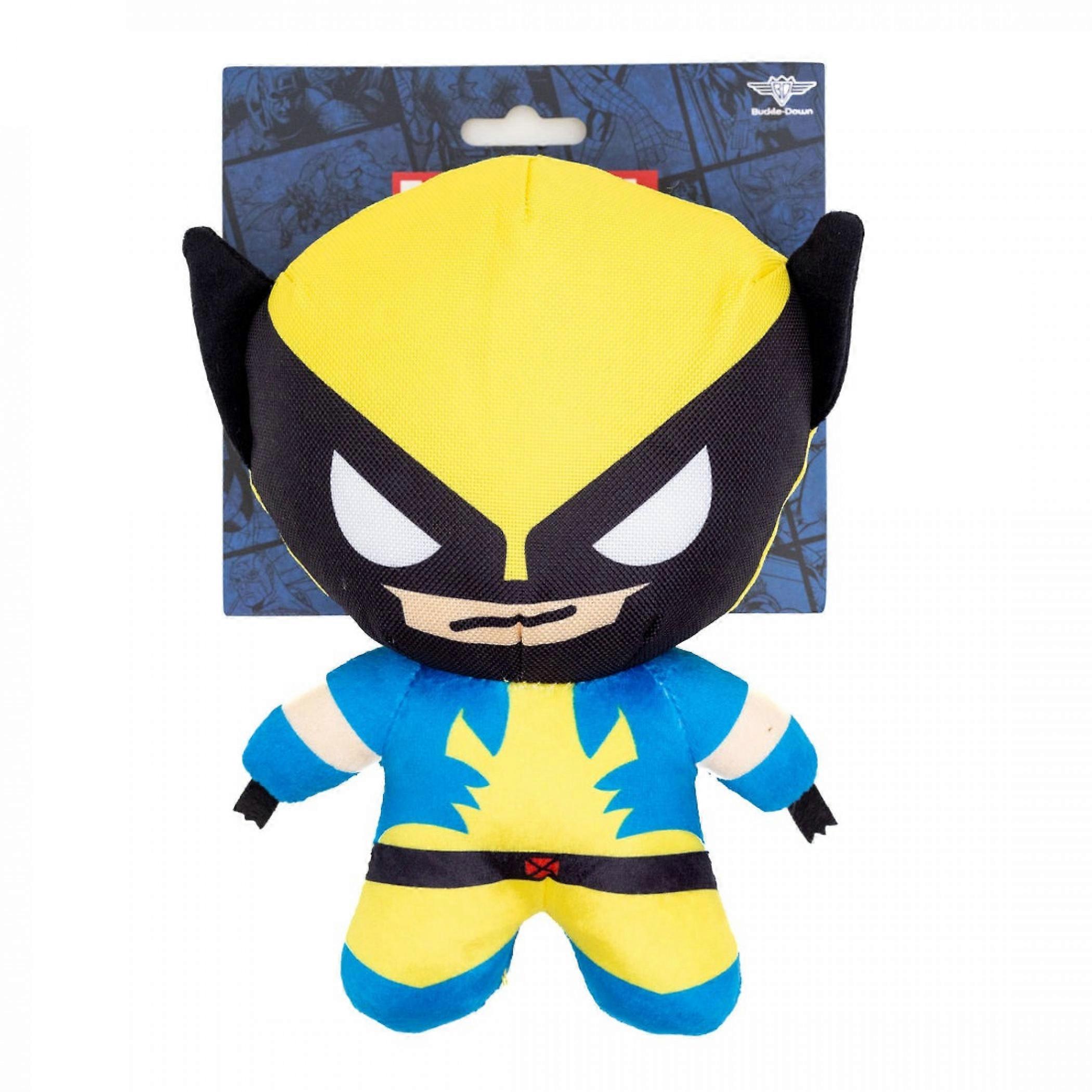 Wolverine Standing Full Body Squeaker Plush Dog Toy | Fruugo UK