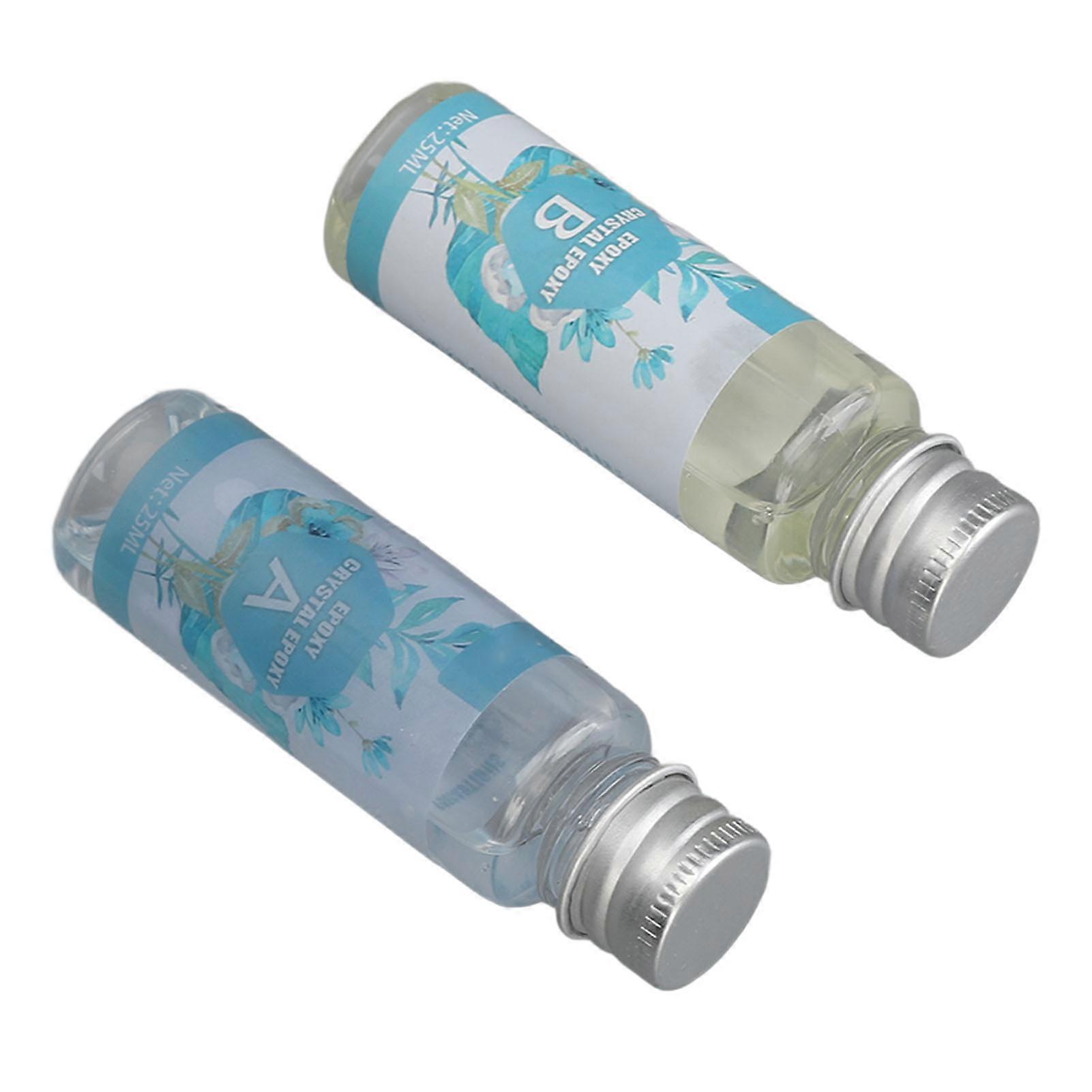 4PCS Clear AB Epoxide Resin Kit with Hardener Fast Drying High Gloss ...