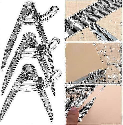 Gauge Measure Distance Measuring Compass Divider Leather Craft Design ...